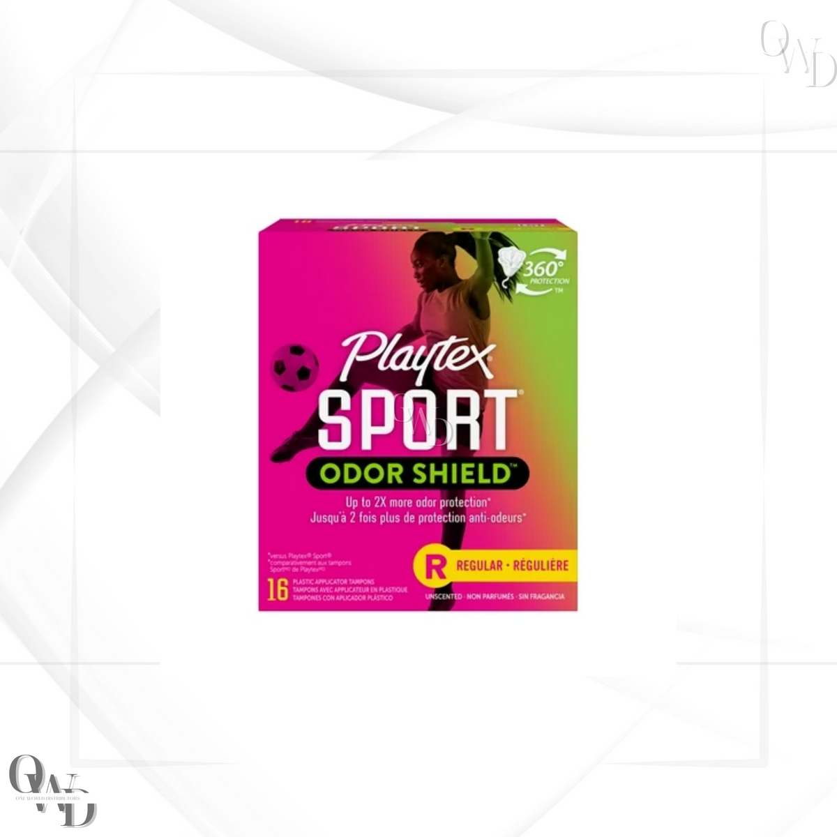 Playtex® Sport® Odor Shield® Tampons, Regular 16ct – ONE WORLD SHOP